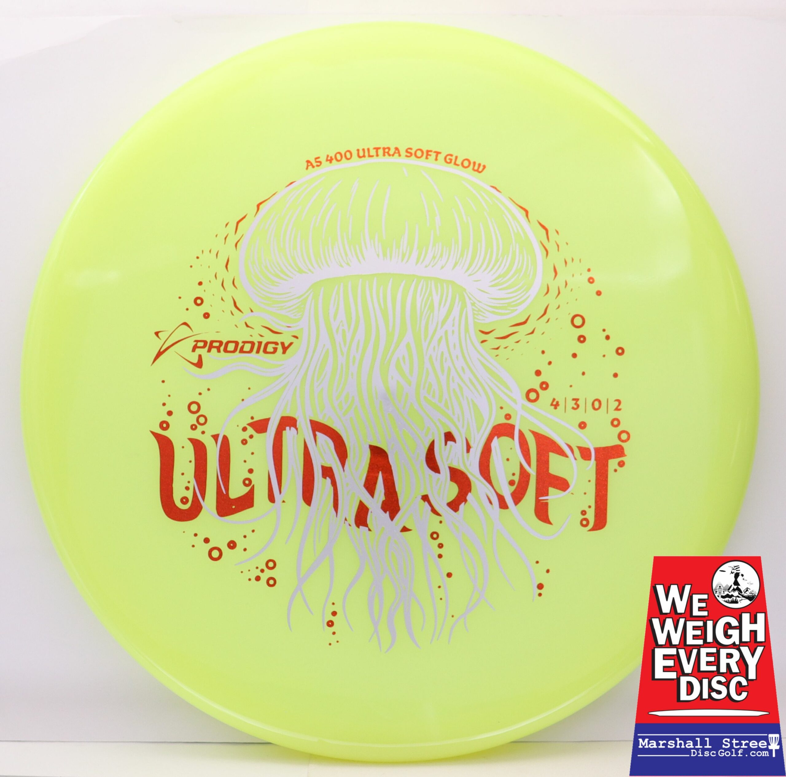 Prodigy A5, 400 Ultra Soft Glow - Twilight Tide • Marshall Street Disc Golf